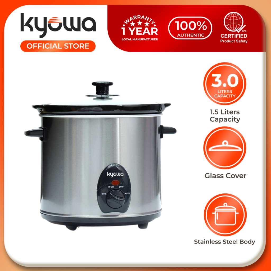 Kyowa Round Slow Cooker 3.0L KW-2802 | Shopee Philippines