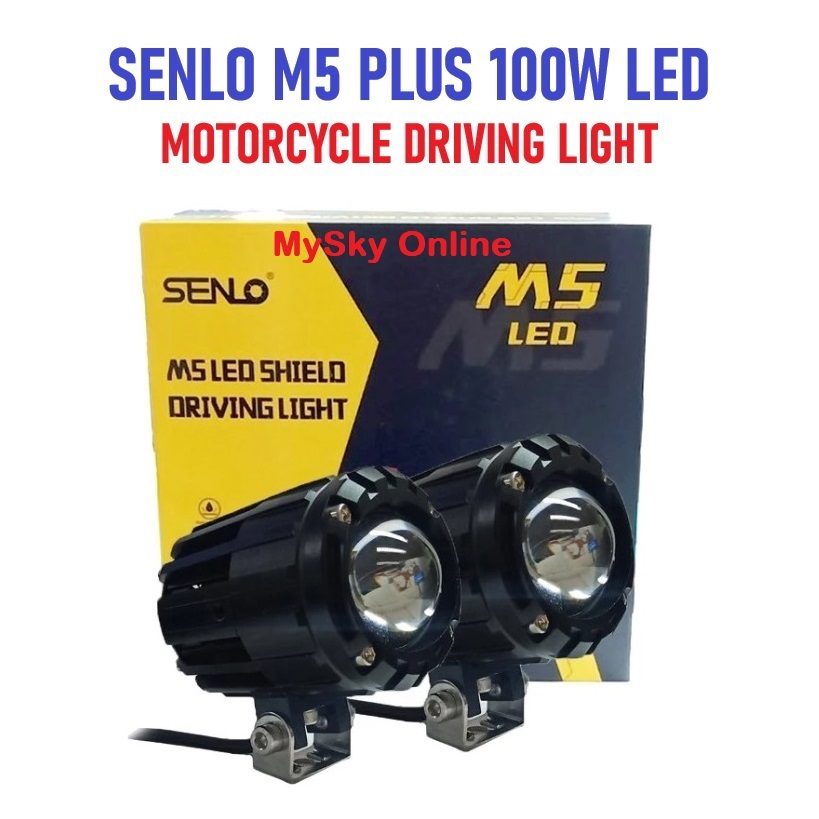 Senlo M5 PLUS V3 100W LED Mini Driving Lights Headlight New Fog Lamp ...