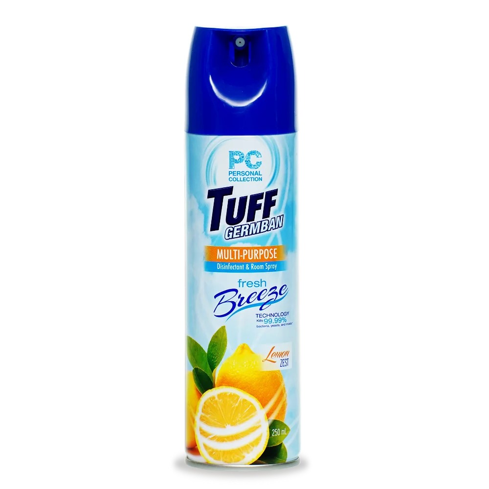 Tuff Germban Multi-purpose Disinfectant & Room Spray Lemon Zest ...