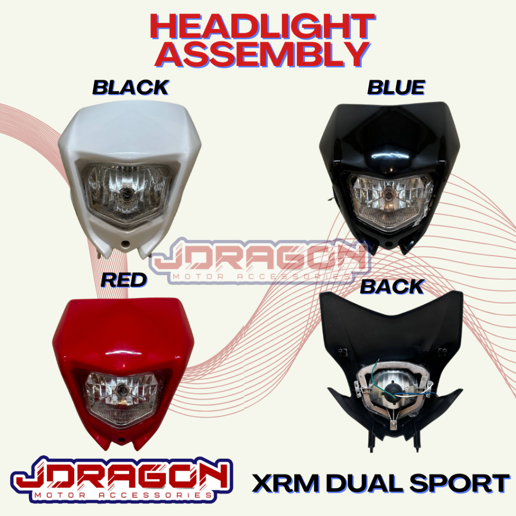 HEADLIGHT ASSEMBLY (XRM DUAL SPORTS) | Shopee Philippines