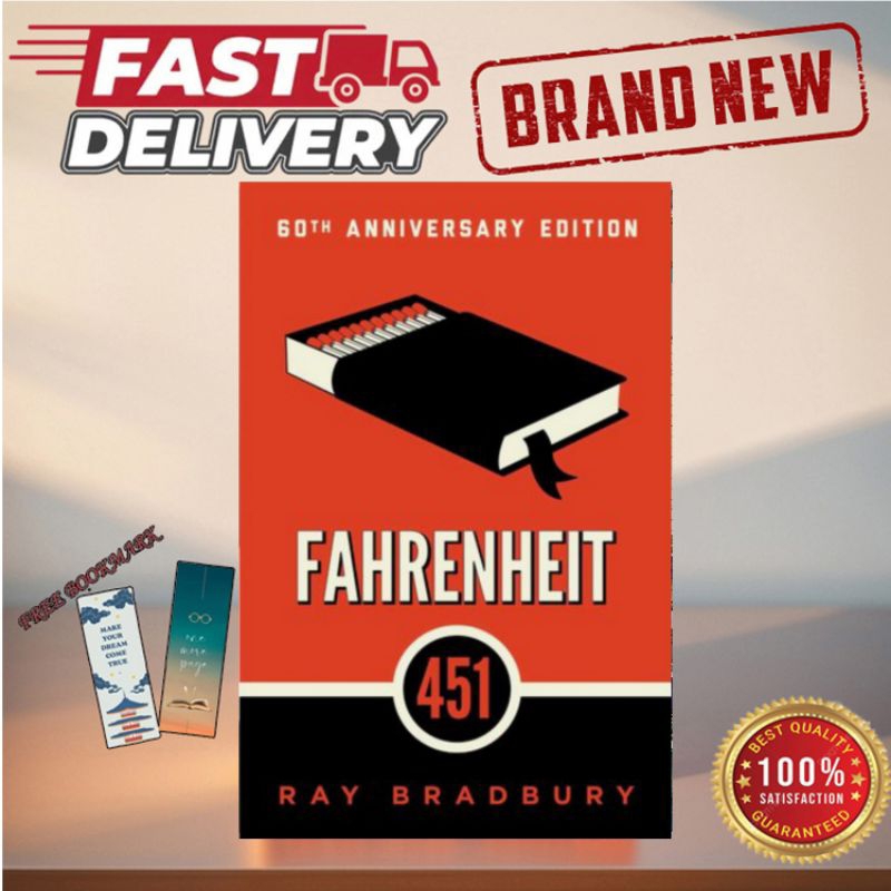 Fahrenheit 451 by Ray Bradbury - Dystopian Novel 1953 | Shopee Philippines
