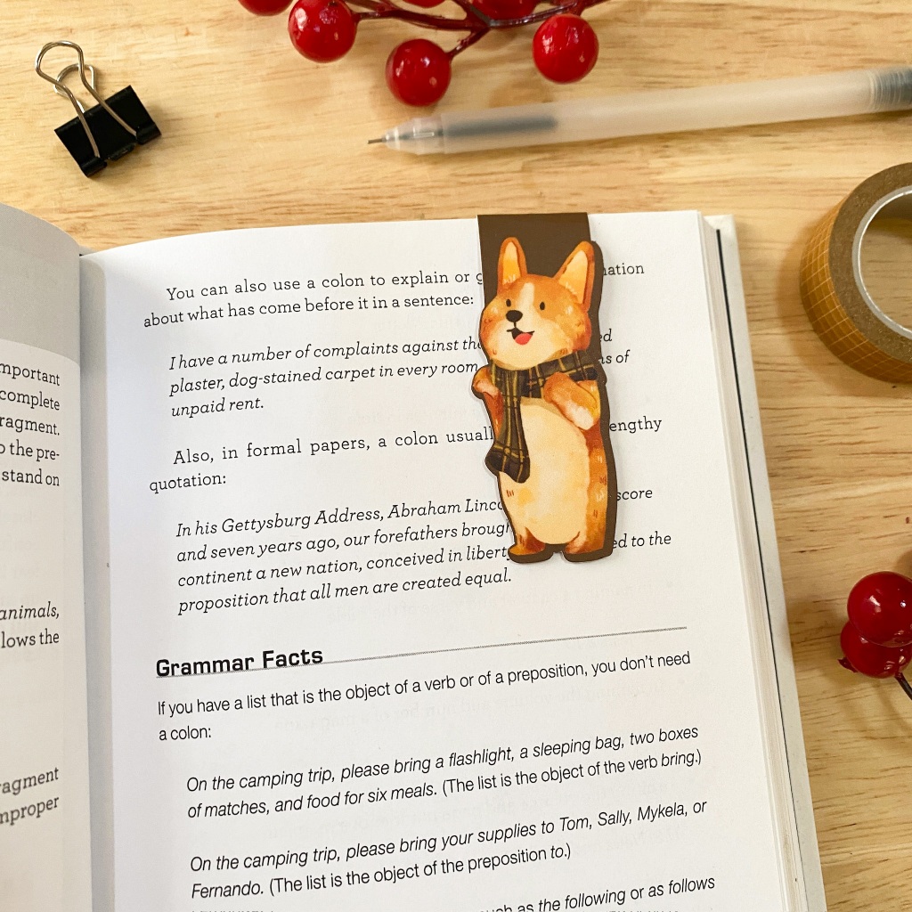 Chill Doggo Magnetic Bookmarks, Autumn Magnetic Bookmarks, | MB016 ...