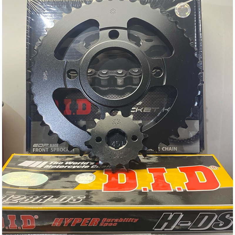 CBR150 Sprocket set (DID Chain original choho sprocket) | Shopee ...
