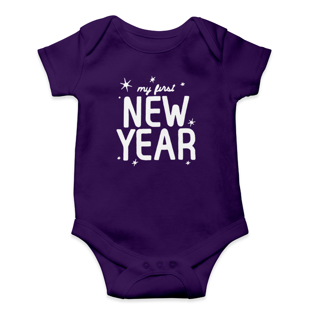 MAD POTATO My First New Year 2025 Purple Violet Navy Blue Future Dusk ...