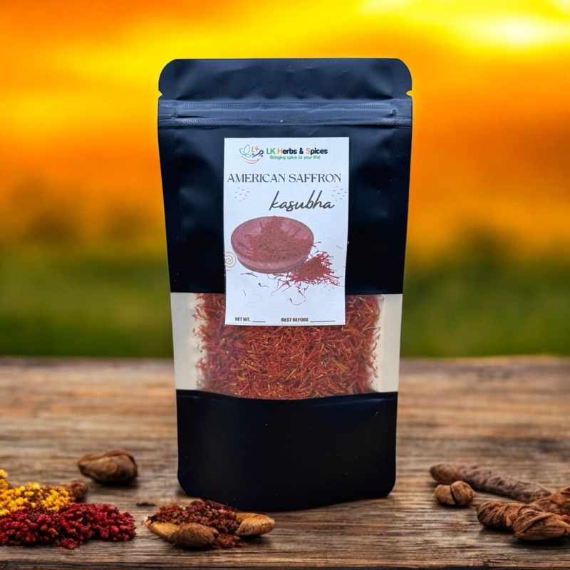 American Saffron (kasubha) by LK Herbs and Spices (15g) | Shopee ...