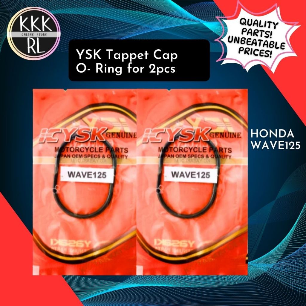YSK TAPPET CAP O-RING FOR HONDA WAVE 125 (2 pcs) | Shopee Philippines