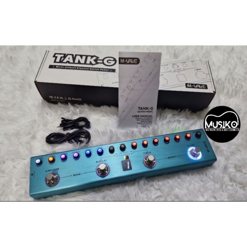 Tank G V2 Multi Effects Pedal 36 Presets, 9 Preamps and 8 IR Cab slots ...