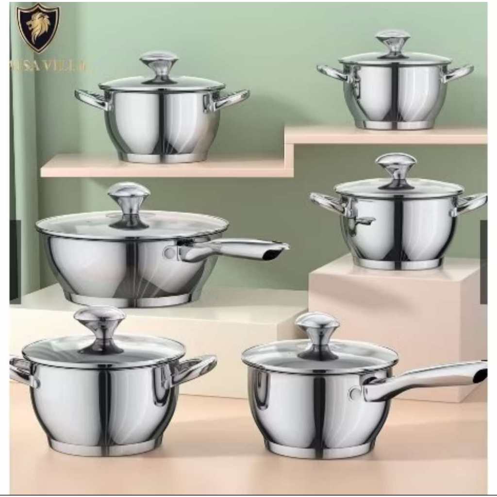 JAN1 COD New variety of colors 13Pcs Kitchenware Cookware Set Non-Stick ...