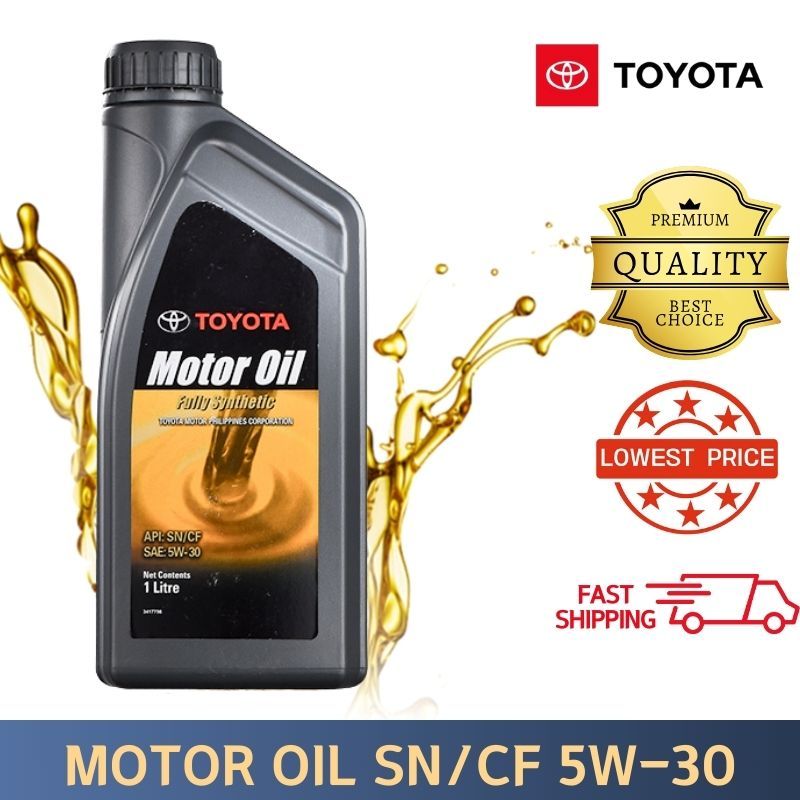 Toyota moto Oil Original legitimate long life oil Full Synthetic 5W-30 ...