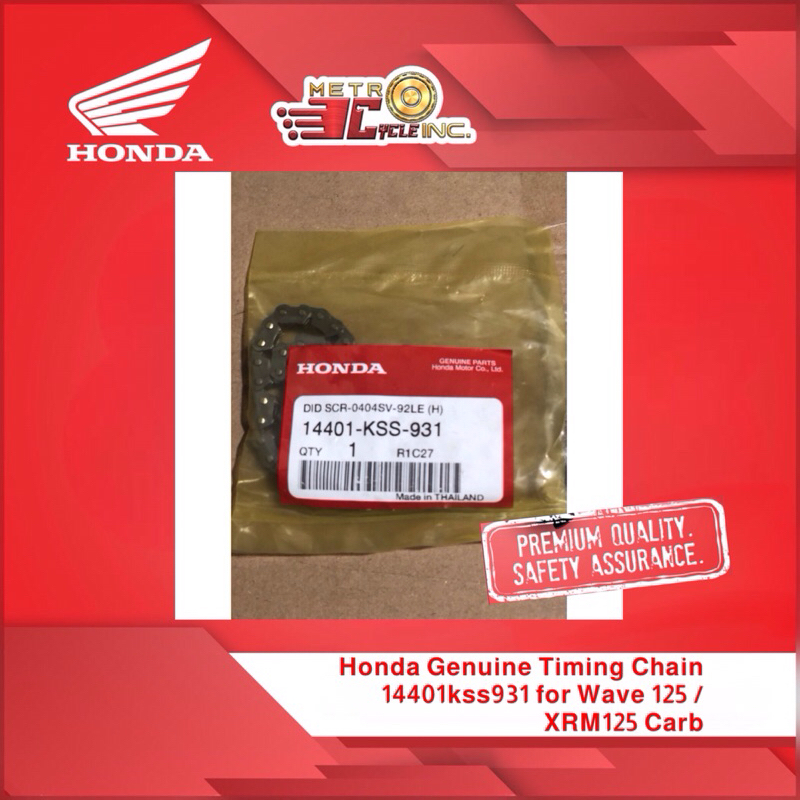 Honda Genuine Timing Chain 14401kss931 for Wave 125 / XRM125 Carb ...