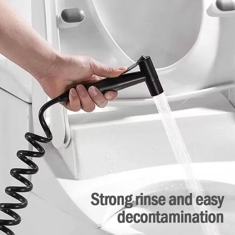 Handheld Bidet Spray Set ABS Bathroom Toilet Bidet with Spiral Hose ...
