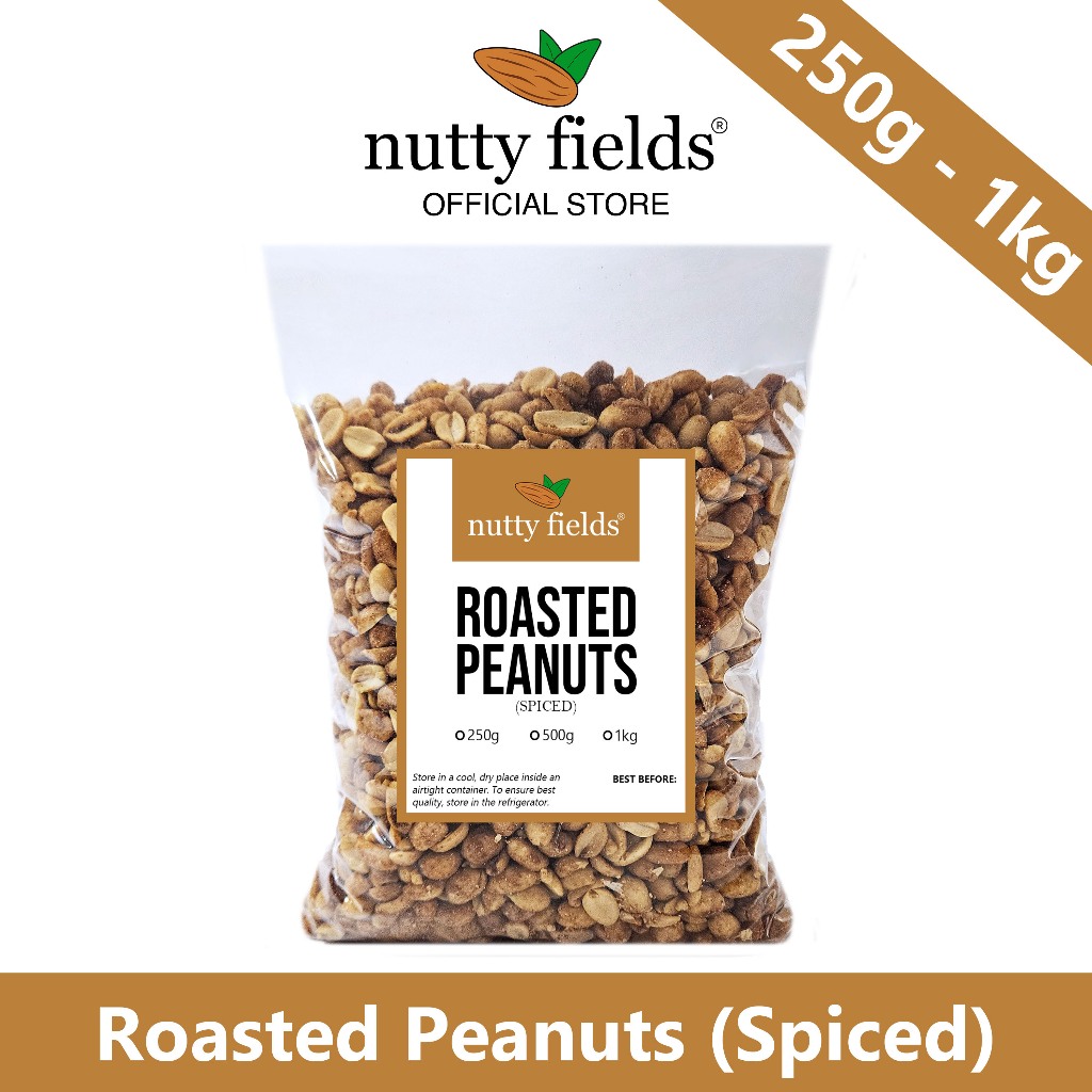 Roasted Peanuts (250g - 1kg) by Nutty Fields | Shopee Philippines