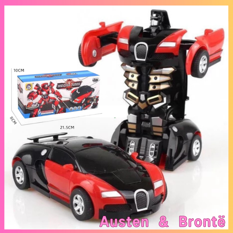 2in1 Transformable Collision Car Toy With Music Light And Kids Racing ...