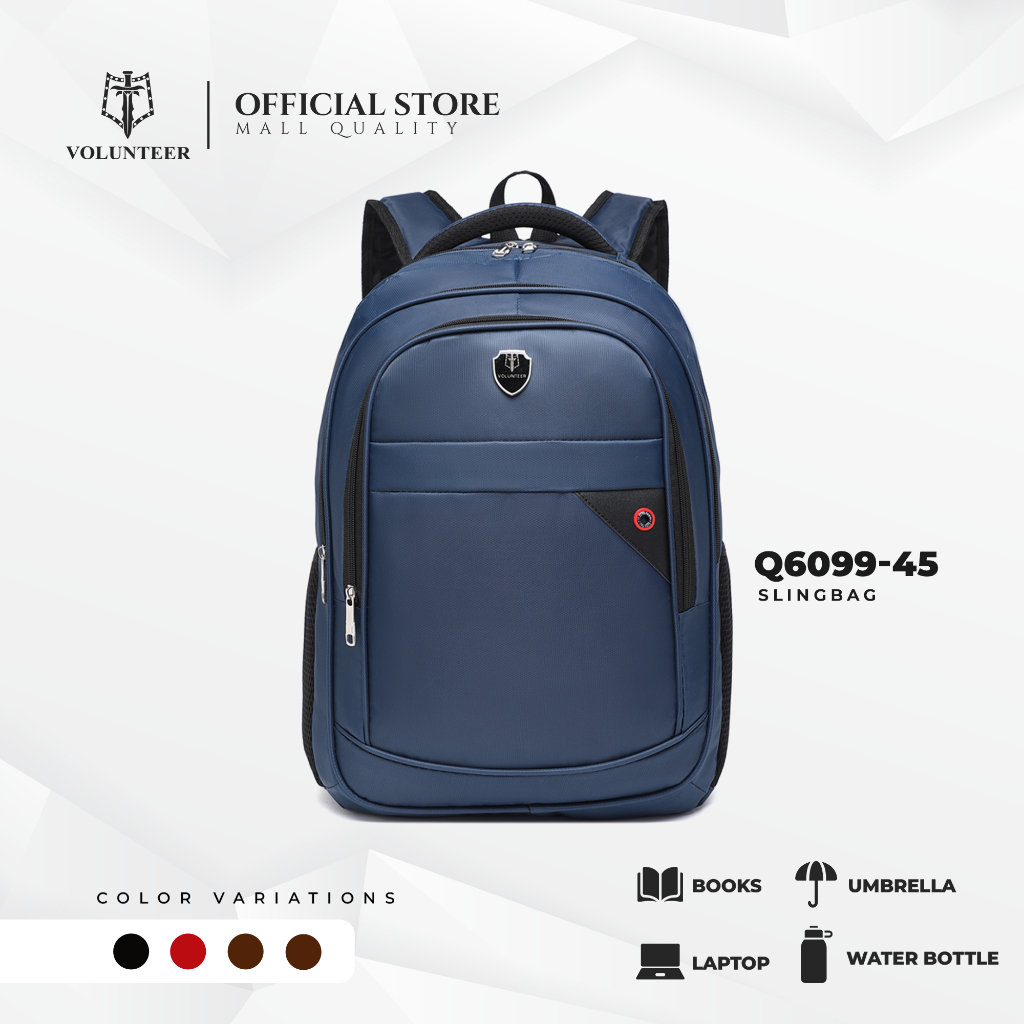 VOLUNTEER School Bag For Men Multi-storey Space Laptop Backpack High ...