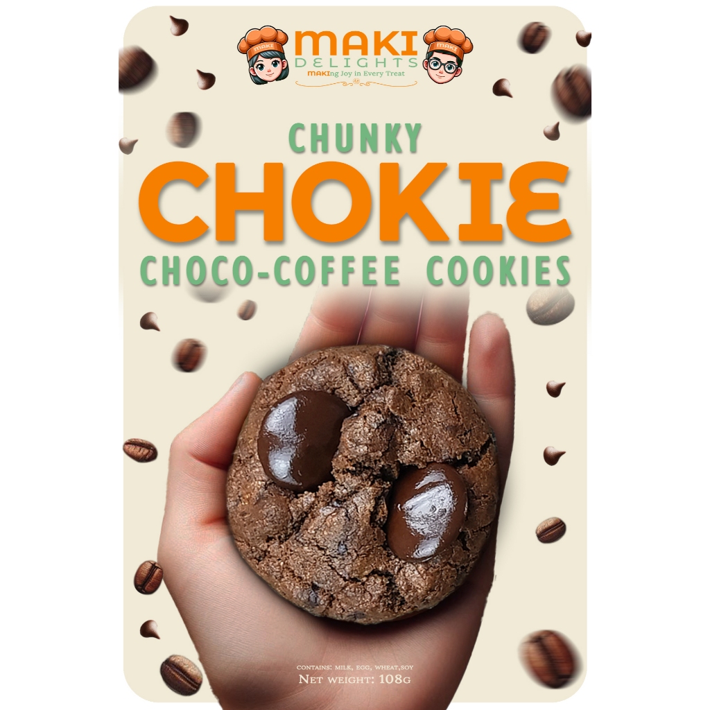 Maki Delight's Chunky Chokie (Choco-Coffee Cookie Flavor) | Shopee ...