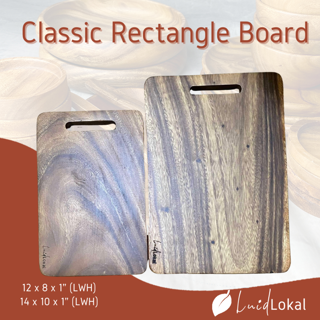 Classic Rectangle Chopping Board 14 x 10 inches | Shopee Philippines