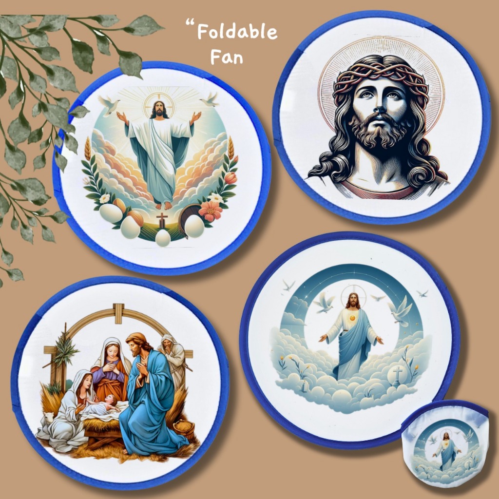 Jesus Bible Verse Hand Fans Sun Protection for Guests Event Giveaways ...