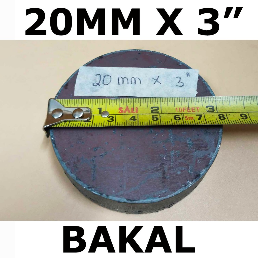 MS BASE PLATE 20MM X 3" MILD STEEL CIRCLE