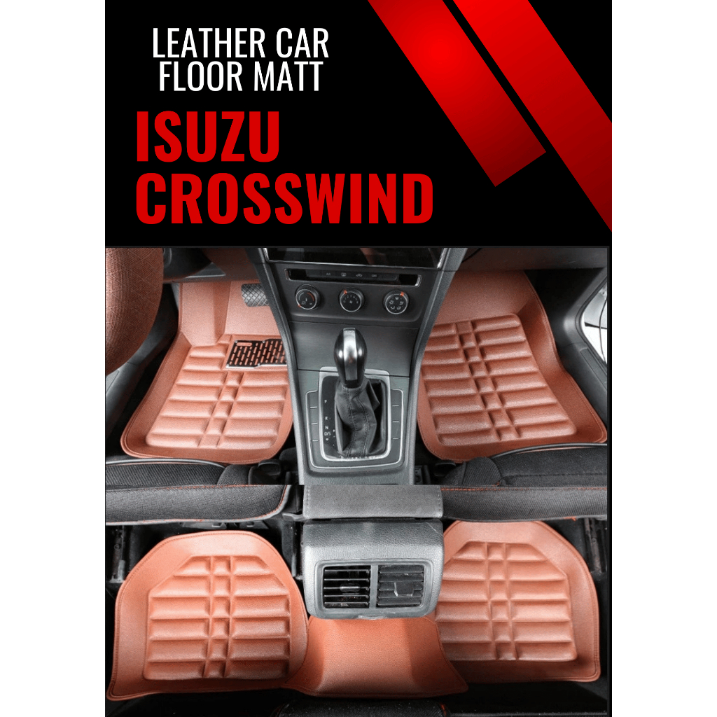 Isuzu Crosswind High Quality Leather Car Floor Matting 5pcs/set ...