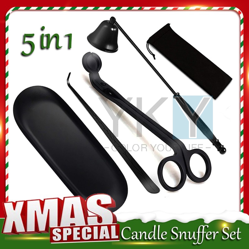 Candle Accessory Set, Candle Wick Trimmer Cutter, Candle Snuffer ...
