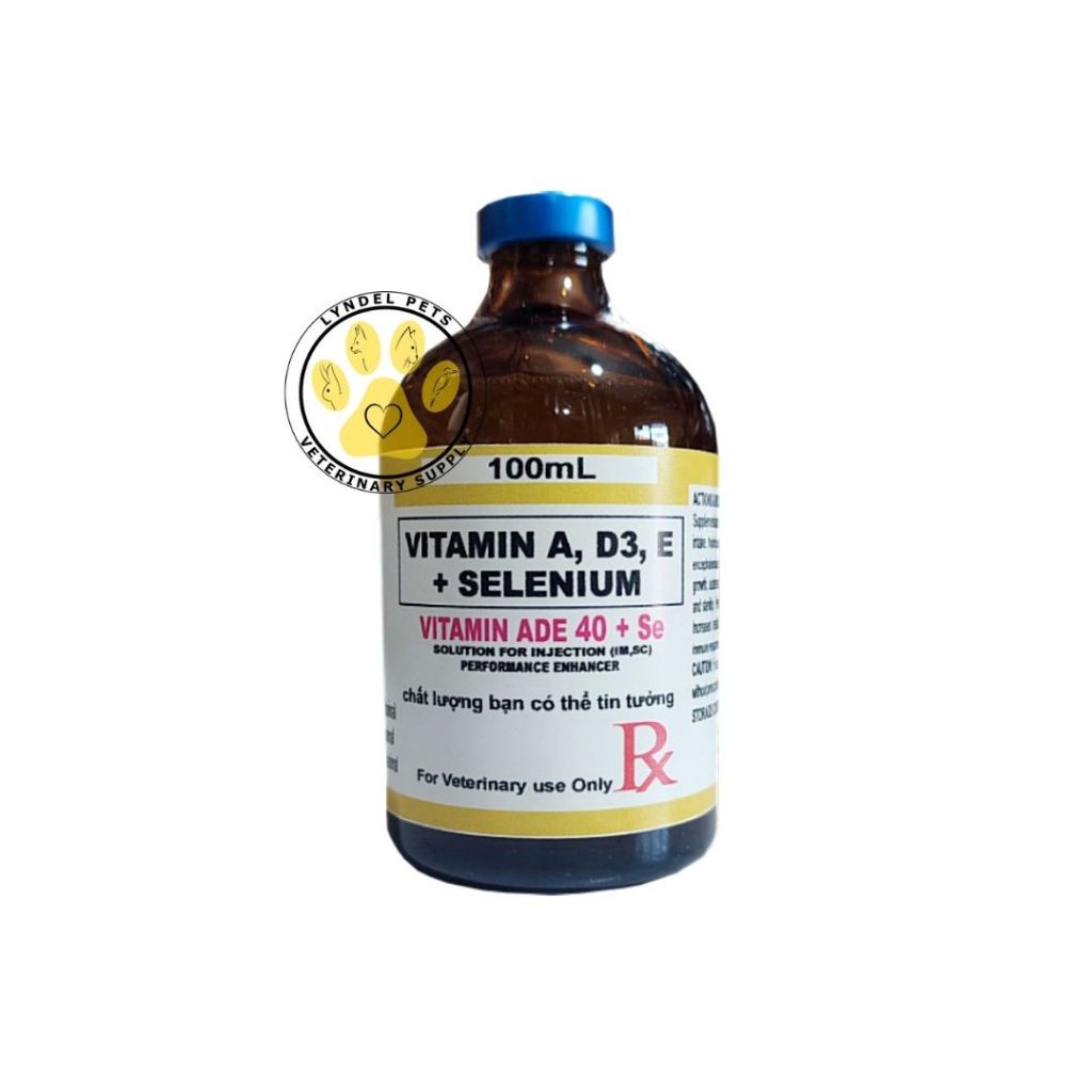 Vitamin ADE 40 + Selenium Performance Enhancer (100 ml) FOR HORSE, COW ...