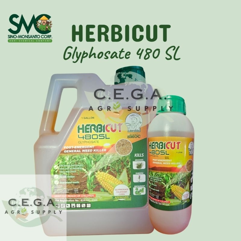 HERBICUT Glyphosate 480 SL | HERBICIDE | Shopee Philippines