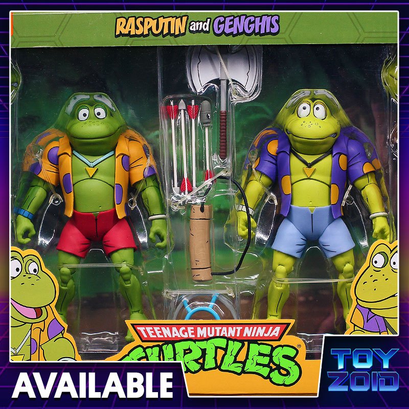Teenage Mutant Ninja Turtles Cartoon Genghis & Rasputin 2 Pack Neca ...