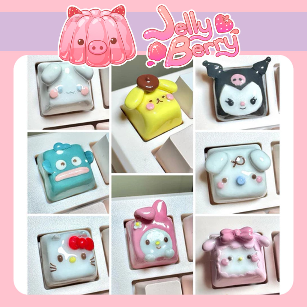 Sanrio Characters Handmade Artisan Keycap by jellyberrykeycaps | Shopee ...