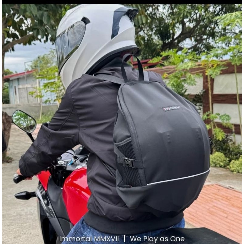 Immortal Reflectorized Helmet Bag - Universal fit to all sizes | Shopee ...
