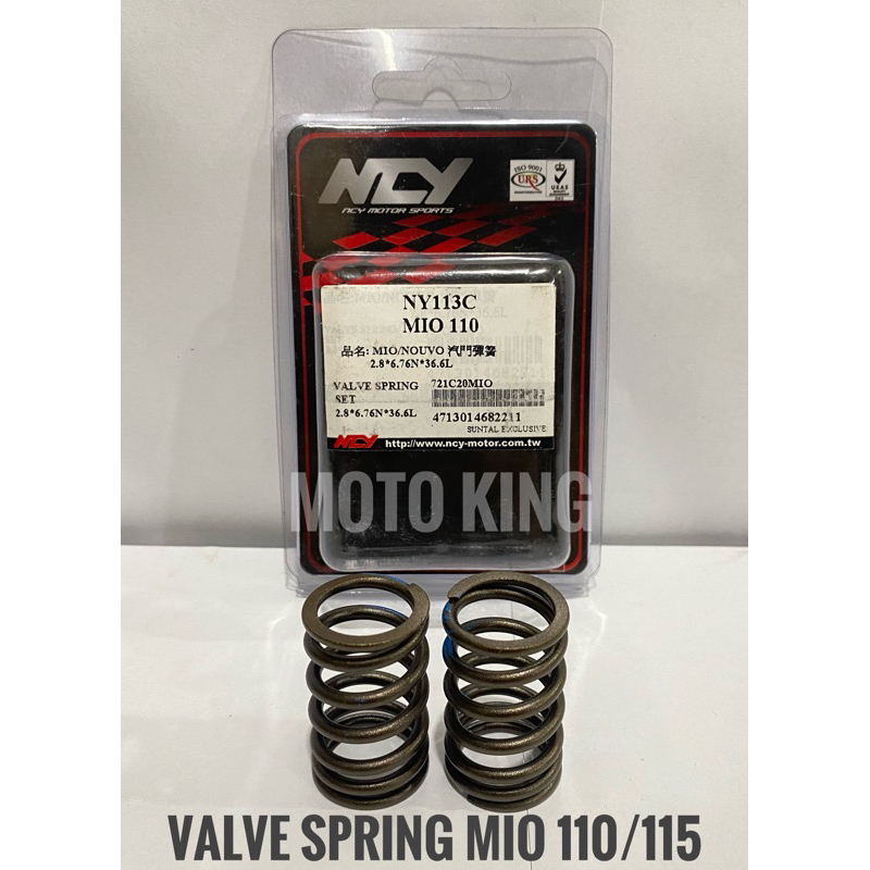NCY VALVE SPRING MIO 110/115 (NY113C) | Shopee Philippines