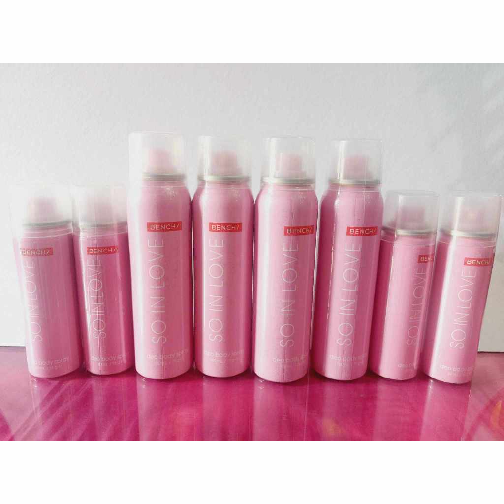 Bench So In Love Deo Body Spray 100ml & 50ml | Shopee Philippines
