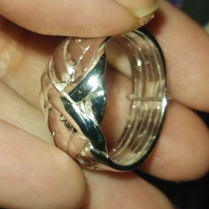 Silver 100% 925 mens ring | Shopee Philippines