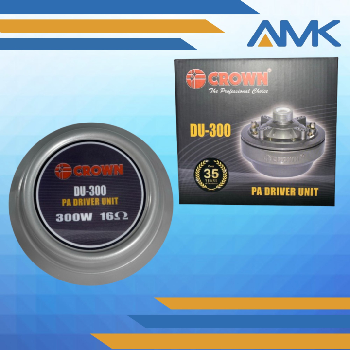 CROWN DU-300 DRIVER UNIT 100W-300W 16 Ohms PA Driver Unit Compression ...