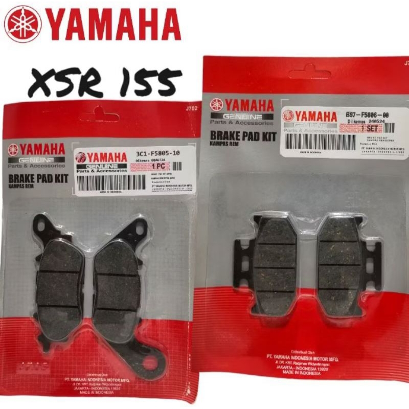 Yamaha R15 V3 [ XSR 155 ] MT-15 Brake Pad Front Rear | Shopee Philippines