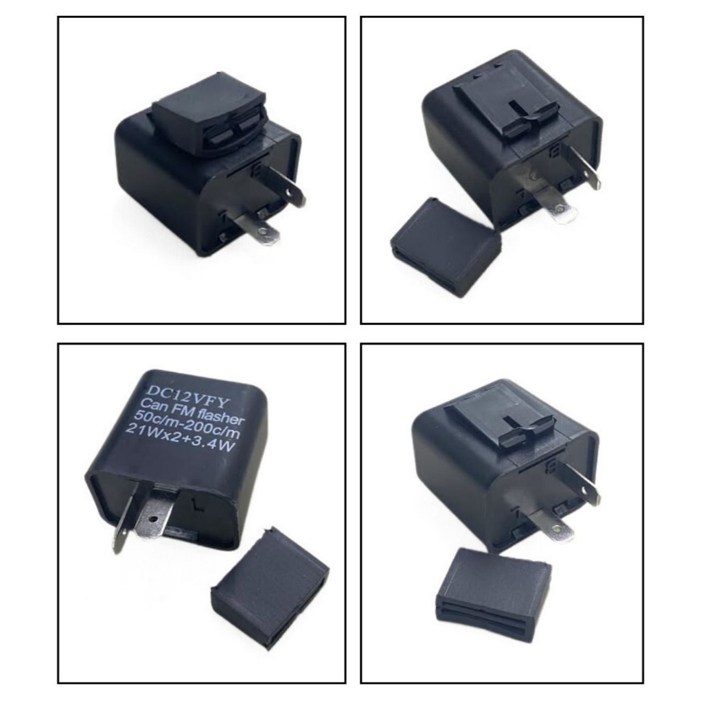 Motorcycle Flasher Relay No Sound Turn Signal Indicator 12V (1Pc ...