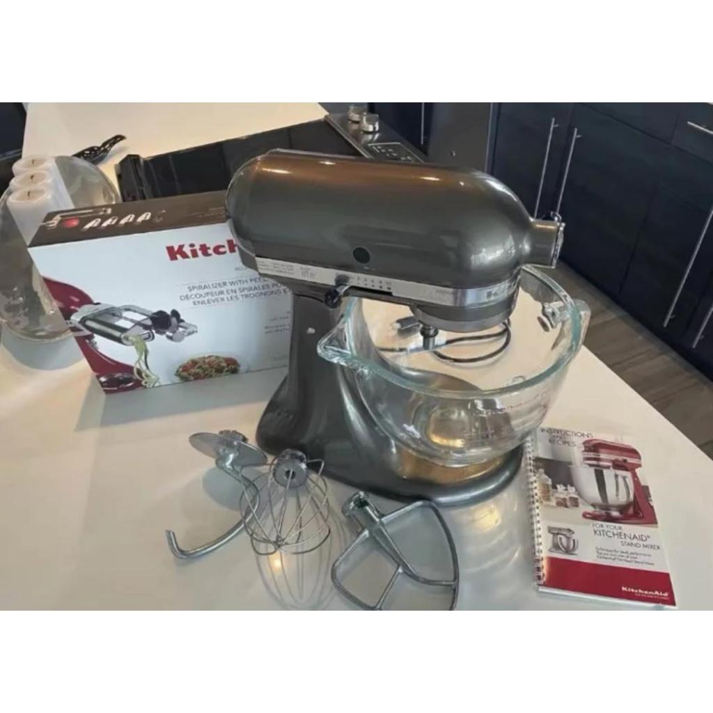 Brand New Artisan KitchenAid 325W 5 qt. Stand Mixer Liquid Graphite W ...