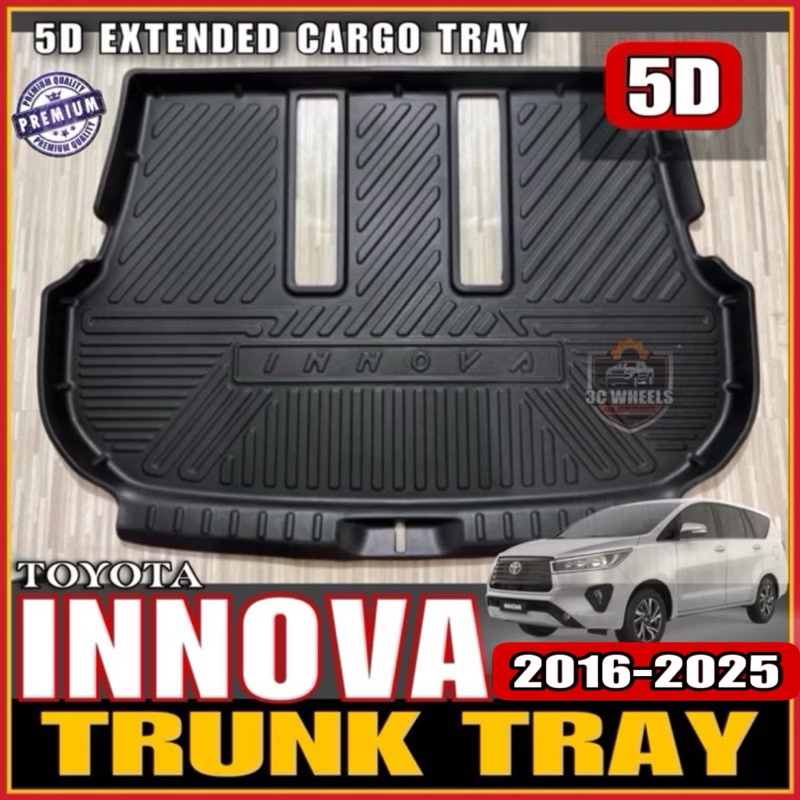 TOYOTA INNOVA 2016-2025 5D TRUNK TRAY WITH EXTENSION (innova ...