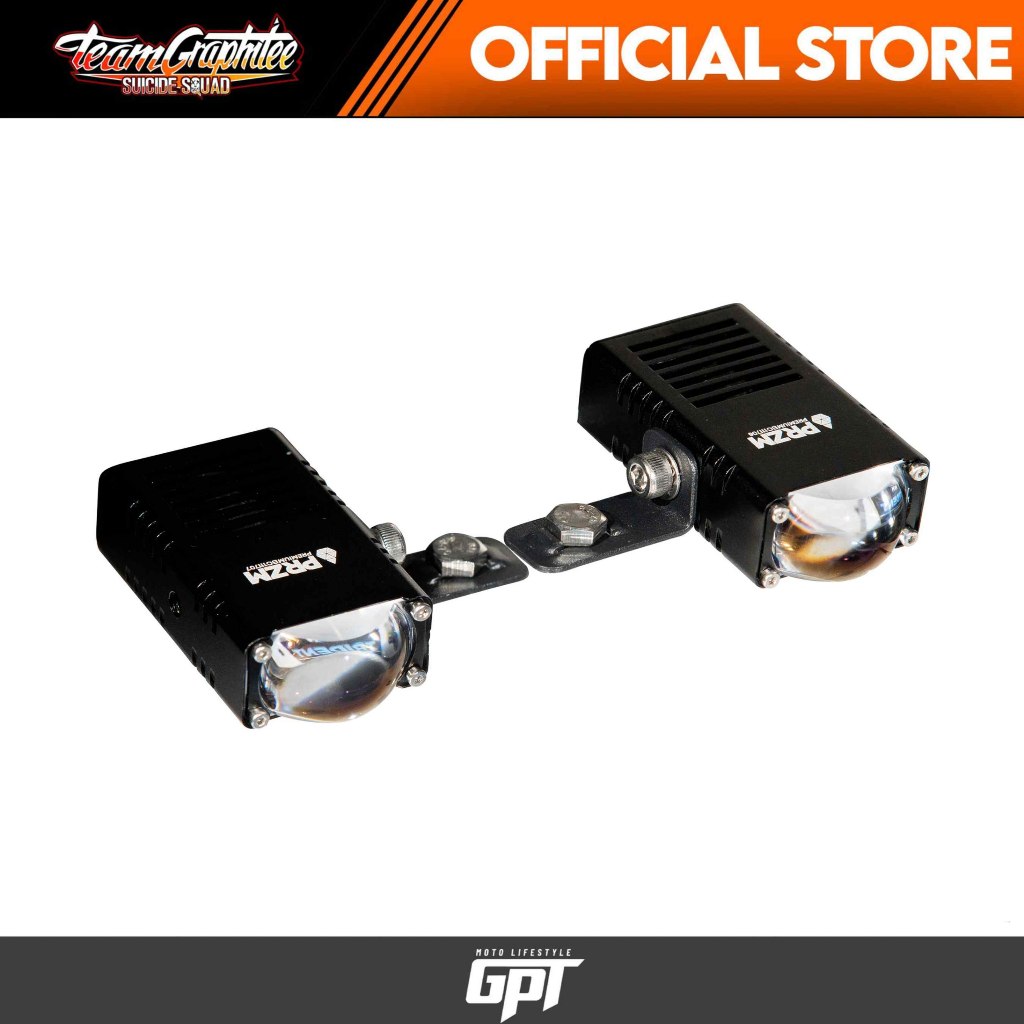 SET OF PRZM PREMIUM AUXILIARY LIGHTS TRIDENT V2 50 watts w/ switch and ...