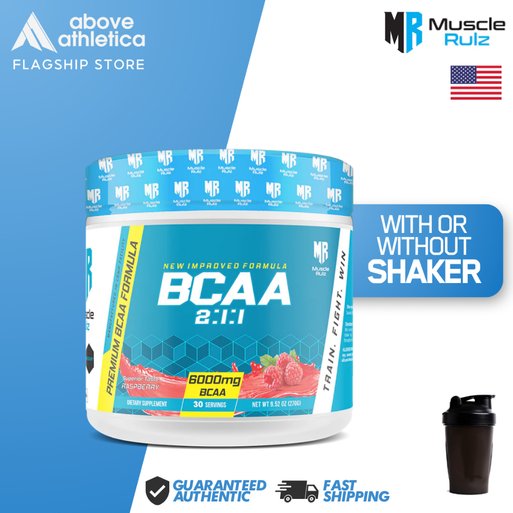 Muscle Rulz BCAA 6000MG 2:1:1 - 30 Servings (NEW IMPROVED FORMULA ...