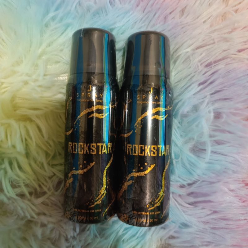 2pcs 60ml ROCKSTAR J Spray Fragrance Constellation Collection for Men ...