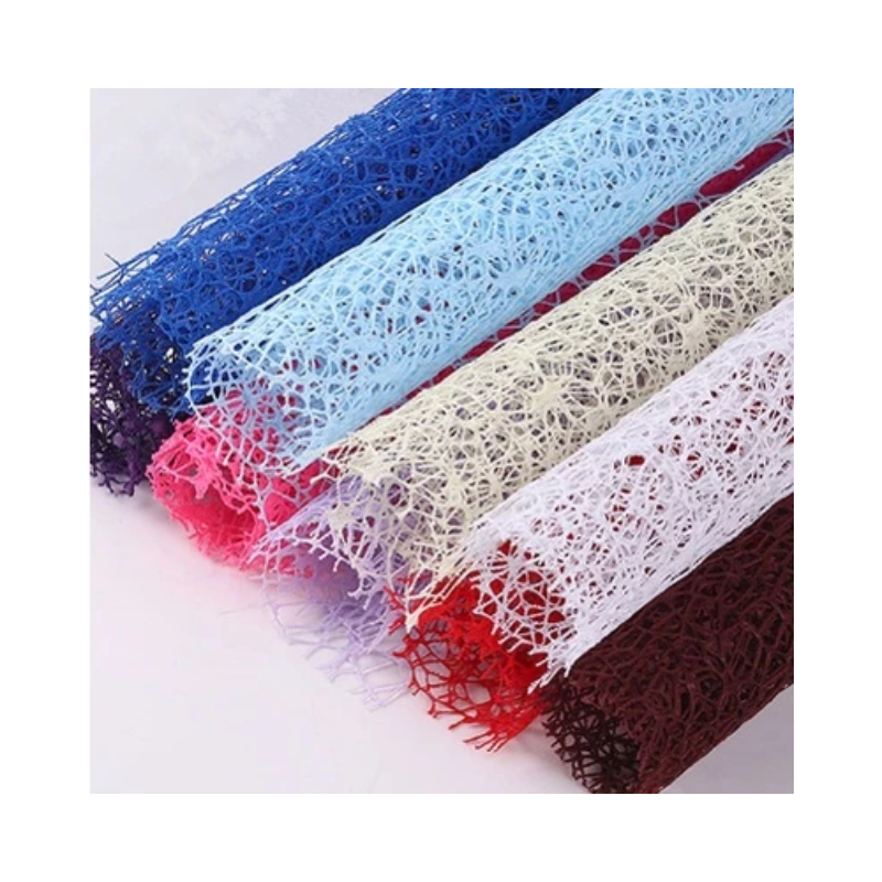 Roll Gauze Jacquard Net DIY Craft Ribbon Craft Mesh Jacquard Mesh Paper ...
