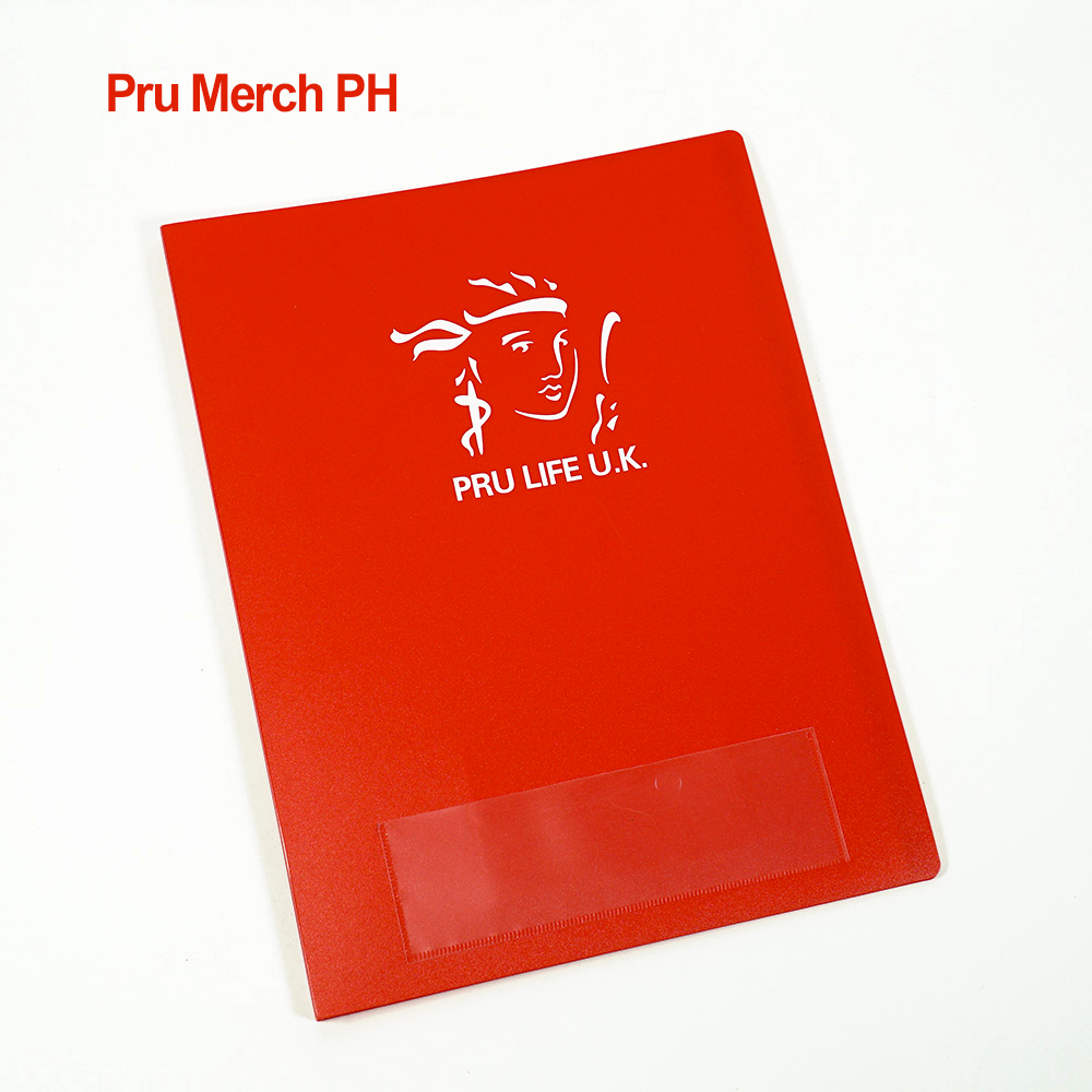 (79 pesos Minimum of 5 pcs) Pru Life UK Policy Clear Book Red Folder | Shopee Philippines