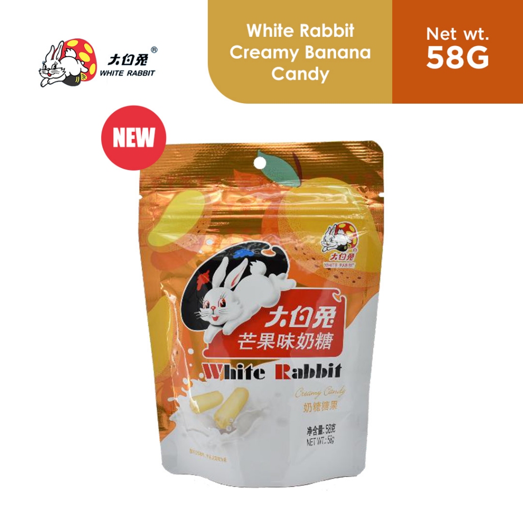 White Rabbit Mango Flavor Creamy Candy - 100% Original 58g | Shopee ...