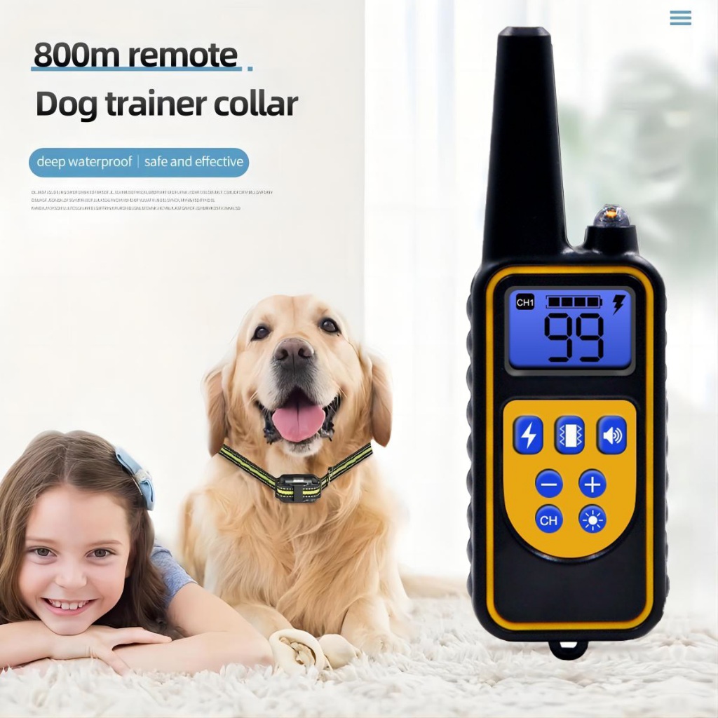 Dog Training Collar Shock Vibration Beep Dog Training Device Anti ...