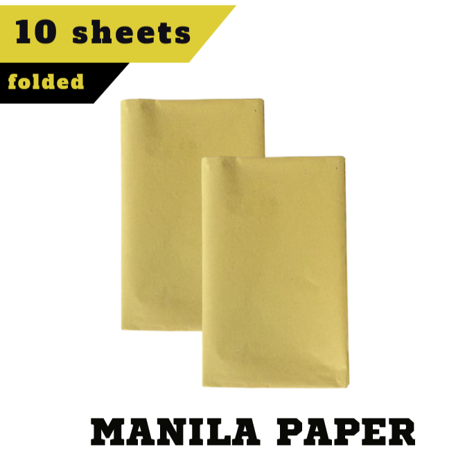 Manila Paper High Quality - 10pcs. - One Set | Shopee Philippines