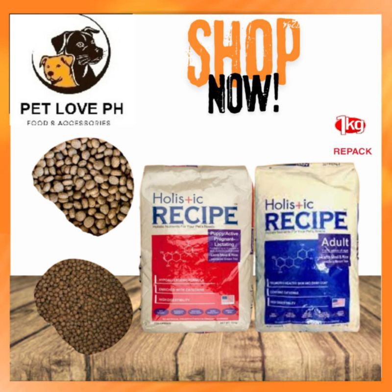 hollistic dry dog food 1 kilo repack adult and puppy | Shopee Philippines