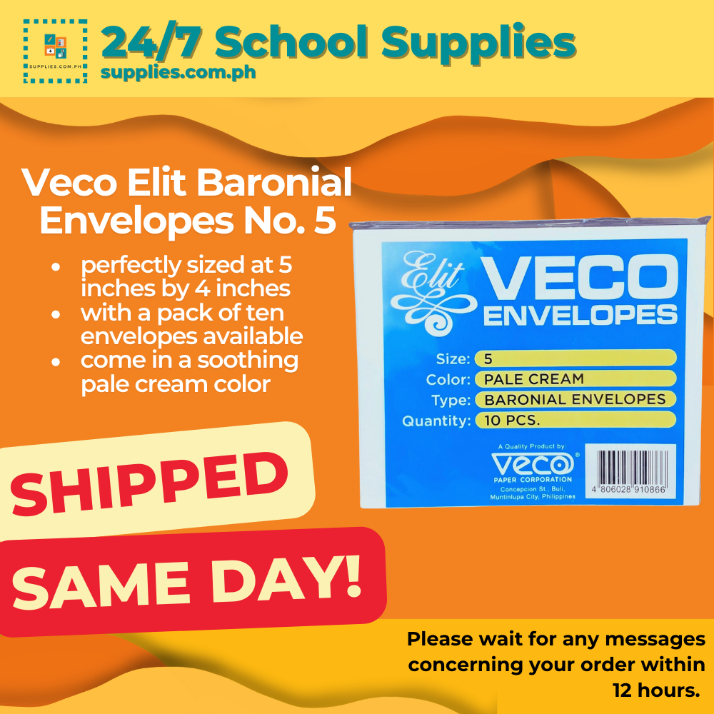Baronial Envelopes for letters and invitations Size No. 5 10 Pcs. per ...