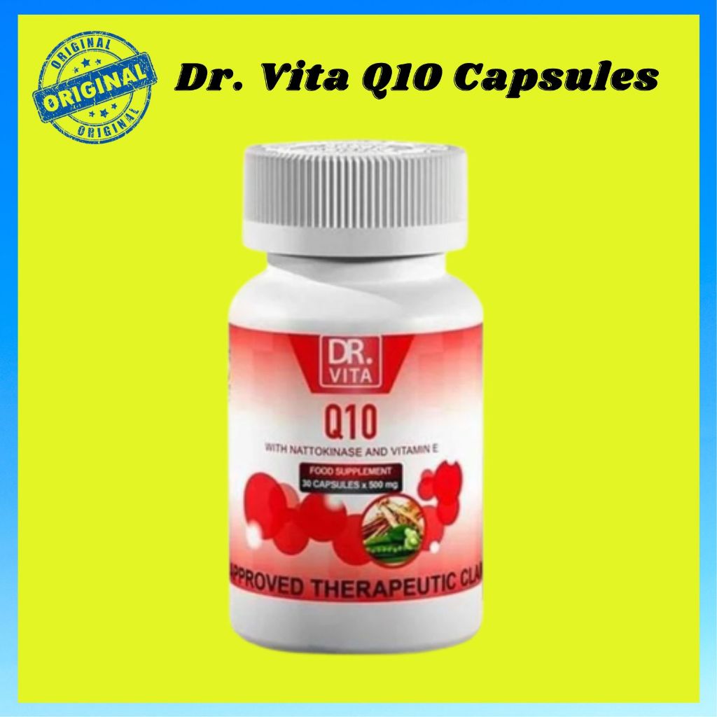 ORIGINAL DR. VITA Q10 WITH NATTOKINASE AND VITAMIN E | Shopee Philippines