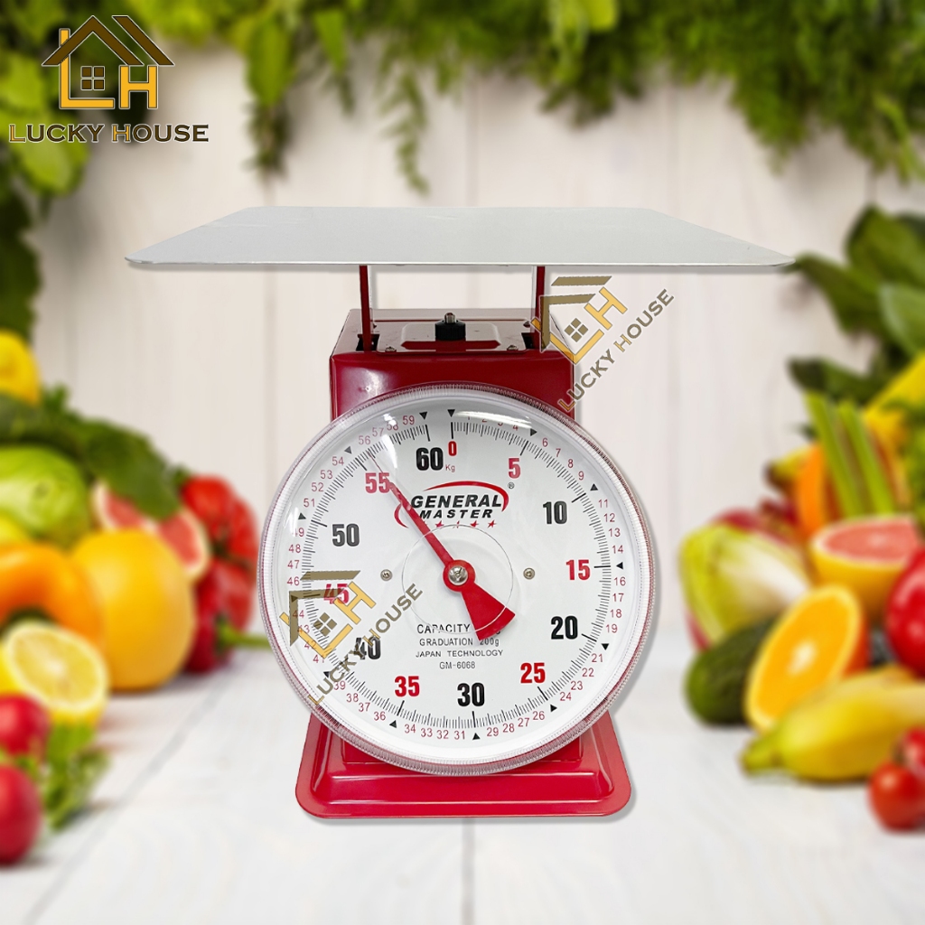 60kg Flat Scale General Master Weighing Scale Accurate Table Top ...