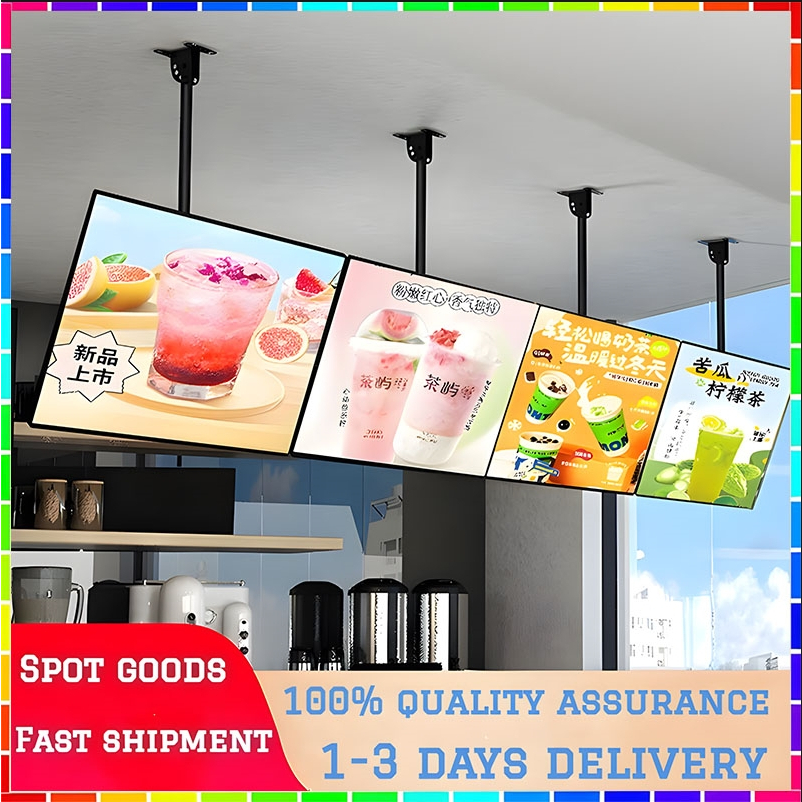 Menu board with light box ultra-thin LED TV advertising light box LED ...